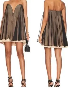 NBD | Dresses | Sheer Black Slip Dress With Tag | Poshmark